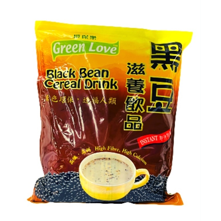 GreenLove Instant Black Bean Cereal Drink 600g 30g x 20 環保樂 黑豆滋养飲品 EXP: 10/2026 | Shopee Malaysia