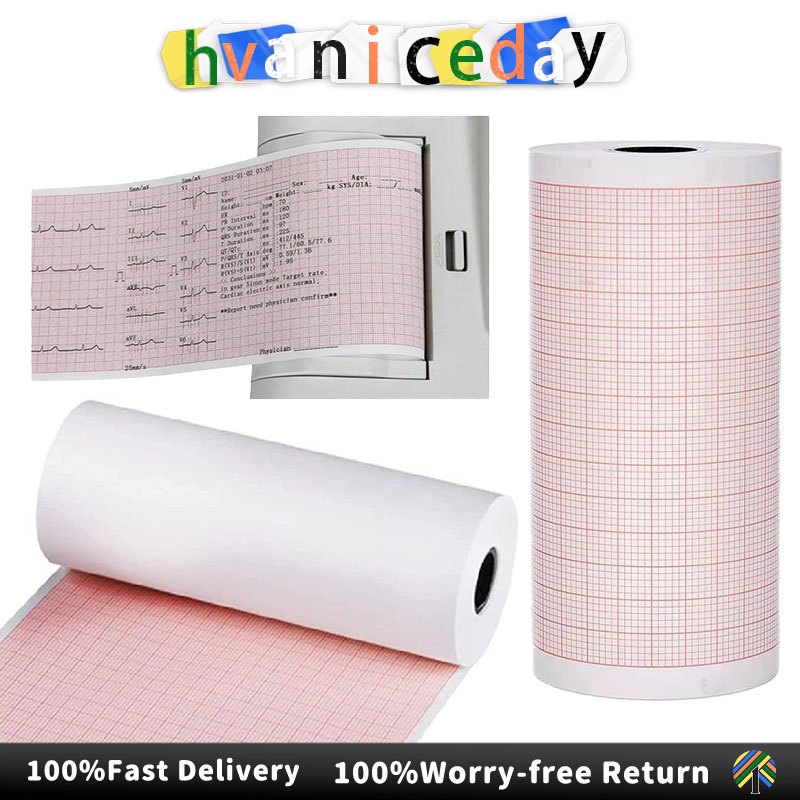 2Roll ECG Paper Fits for BeneHeart R3 Advanced ECG 3F Plus for ECG ...