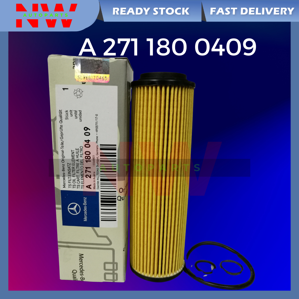 MERCEDES M271 W172 , W204 , W207 , W212 OIL FILTER ( A 271 180 0409 ) | Shopee Malaysia