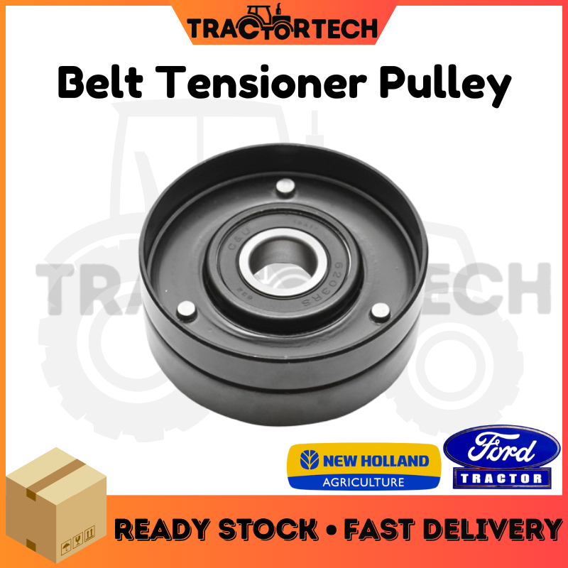 TractorTech | Belt Tensioner Pulley (Steel) Tractor FORD 5640/6640/TS ...