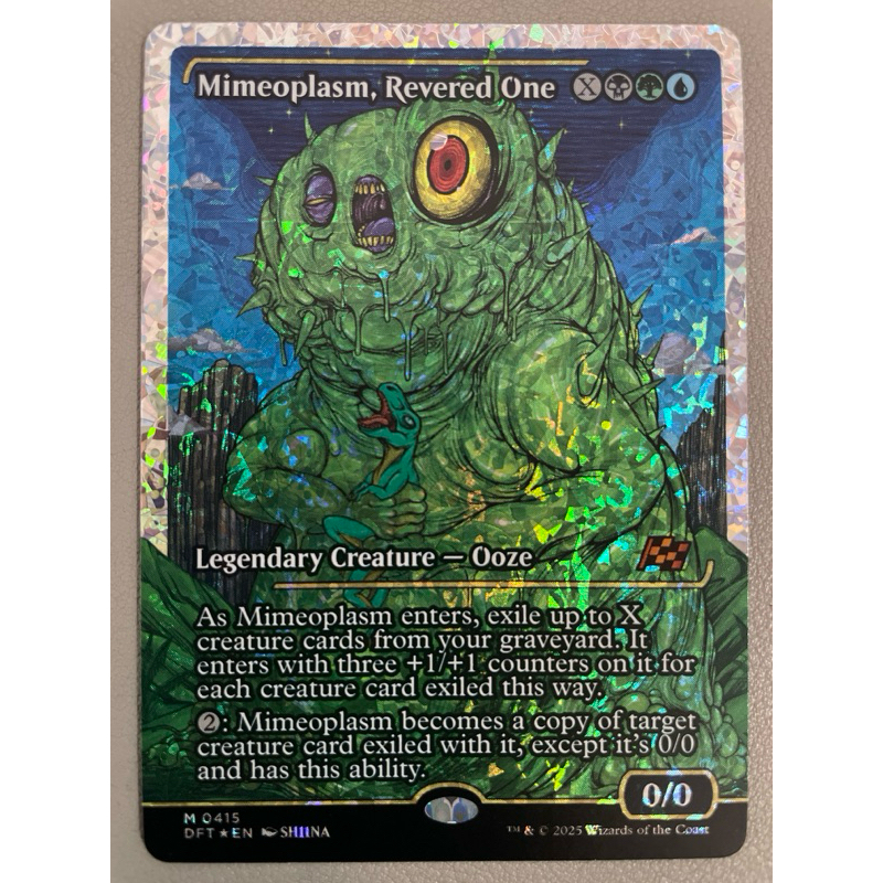 MTG:Aetherdrift (DFT) M0415 - Mimeoplasm, Revered One (Showcase ...