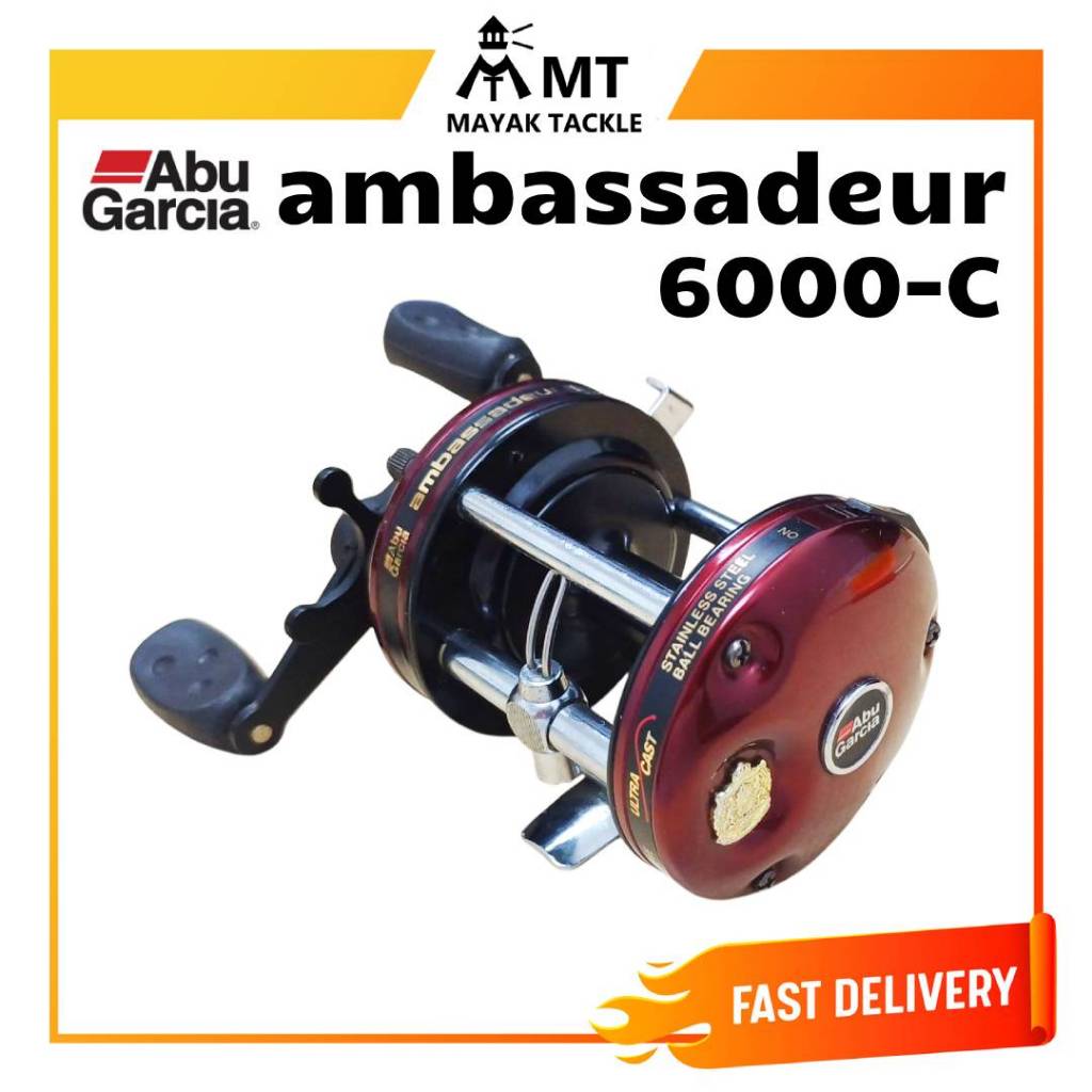 ABU GARCIA AMBASSADEUR 6000-C ULTRA CAST (USED) | Shopee Malaysia