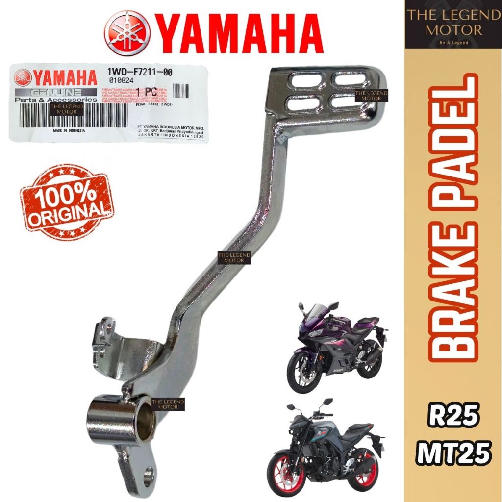 YZF-R25 MT 25 R25 MT25 YZF 250 Brake Padel Rear Brek Lever kaki Brak ...