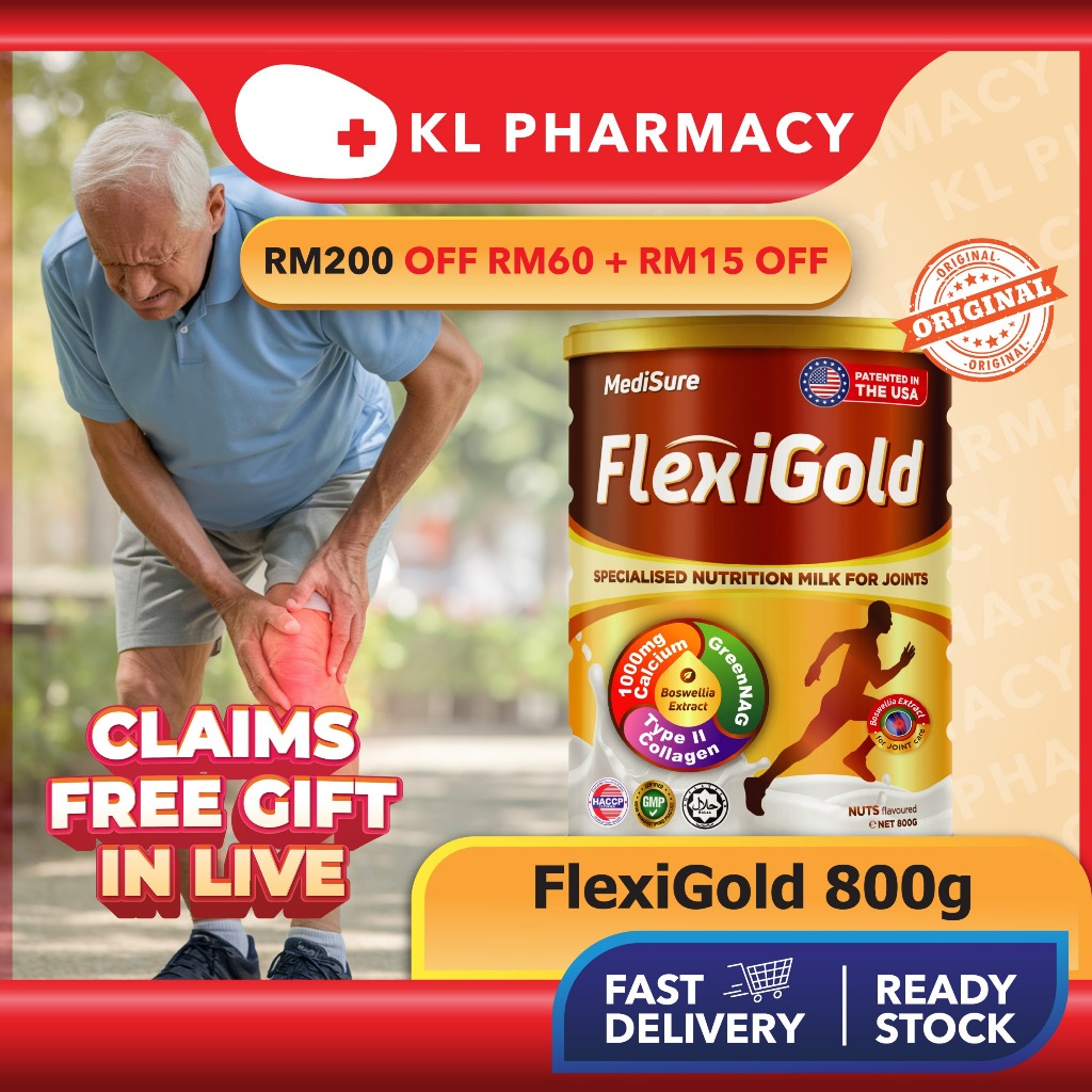 [PHARMACY STOCK!][ORIGINAL! ][BUY 3FREE 1] FlexiGold Milk For Bones And ...