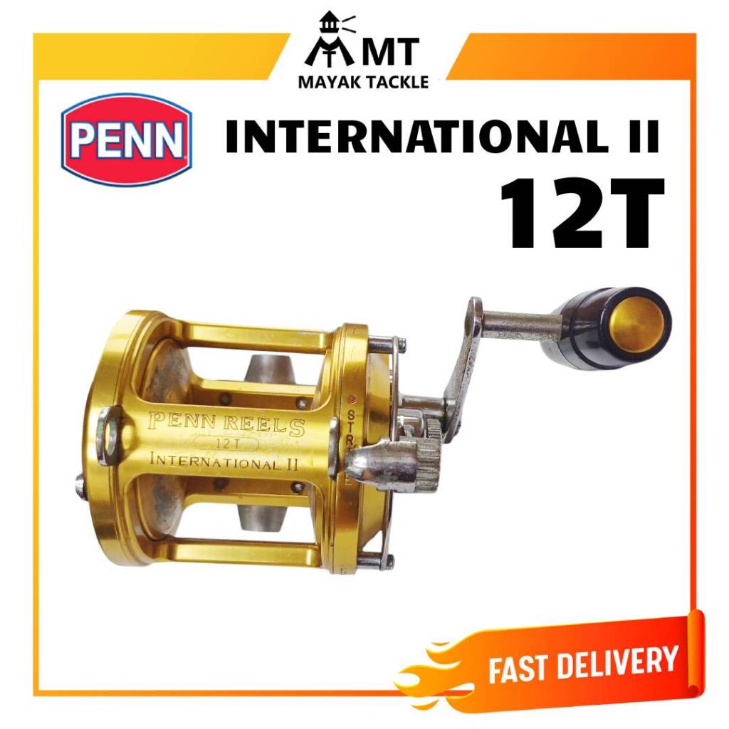 PENN 12T INTERNATIONAL 2 SPECIAL EDITION Fishing Reel (USED) | Shopee ...