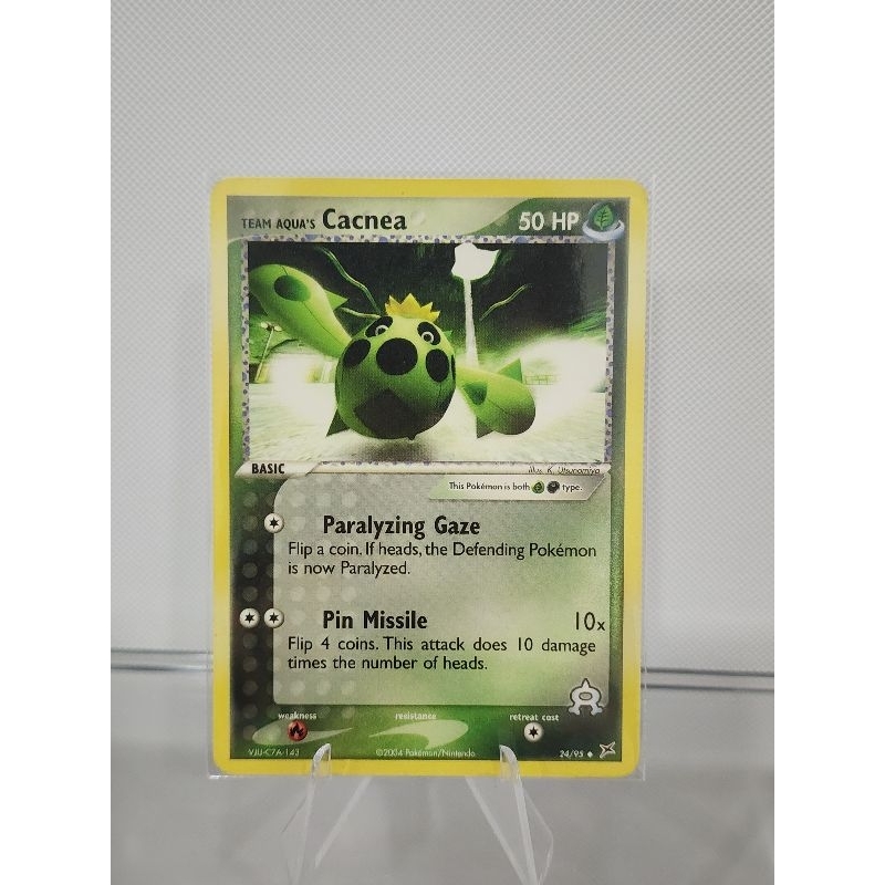 2004 Team Aqua's Cacnea Card (Rare) | Shopee Malaysia