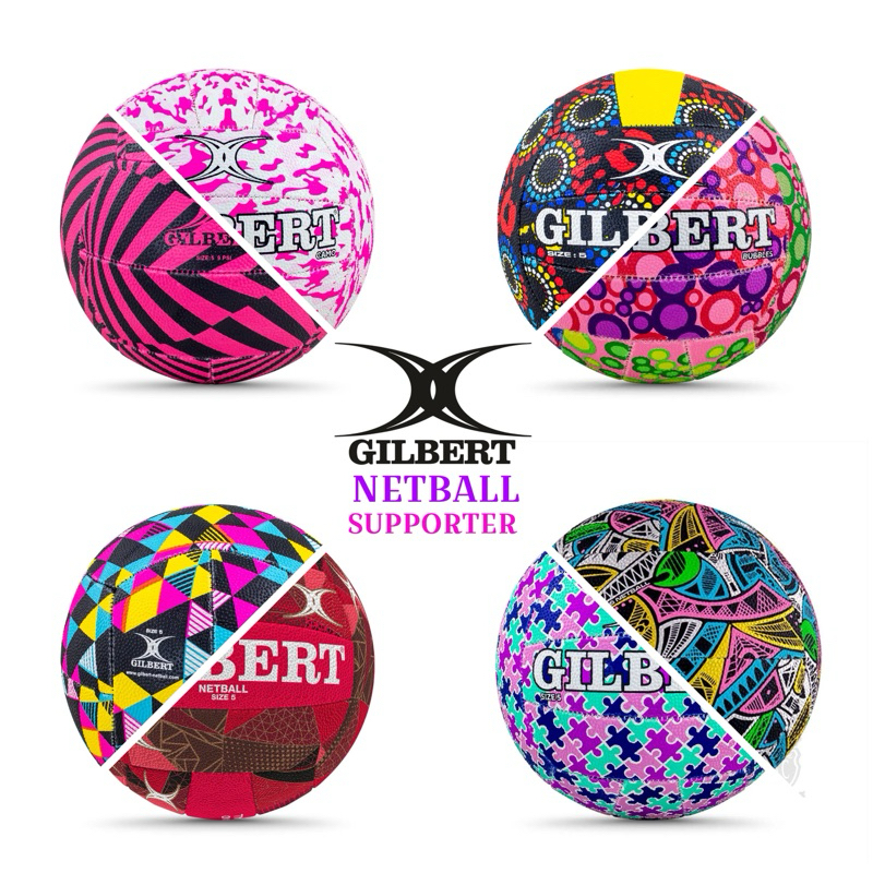 Gilbert Netball - Supporter Ball Training Ball Netball Bola Jaring ...