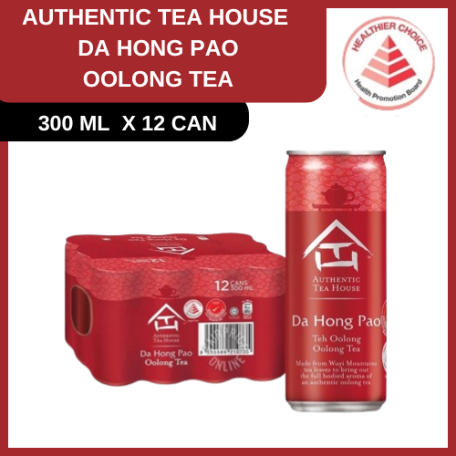 Authentic Tea House Da Hong Pao Oolong Tea 300ml x 12CAN Super Value ...