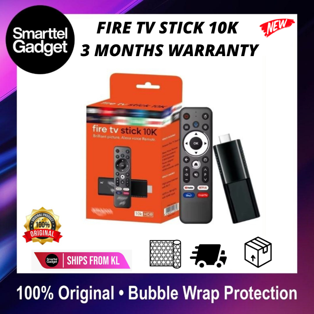FIRE TV STICK 10K HDR | Amazon Fire TV Stick 4K Streaming Media Player ...