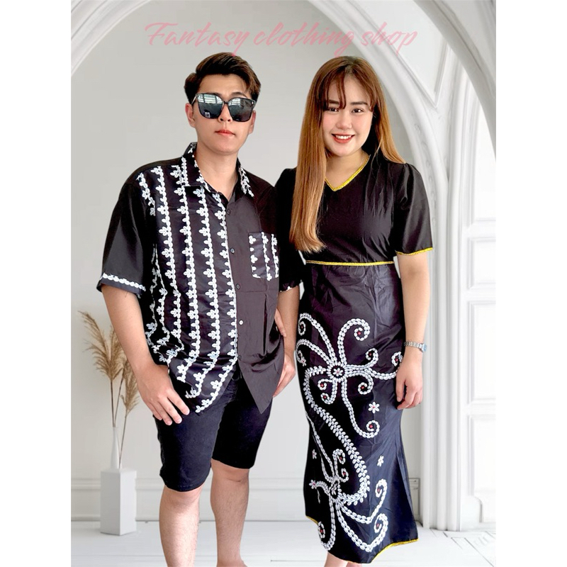 BORNEO DRESS BURIEK LABUH Set Couple | Shopee Malaysia