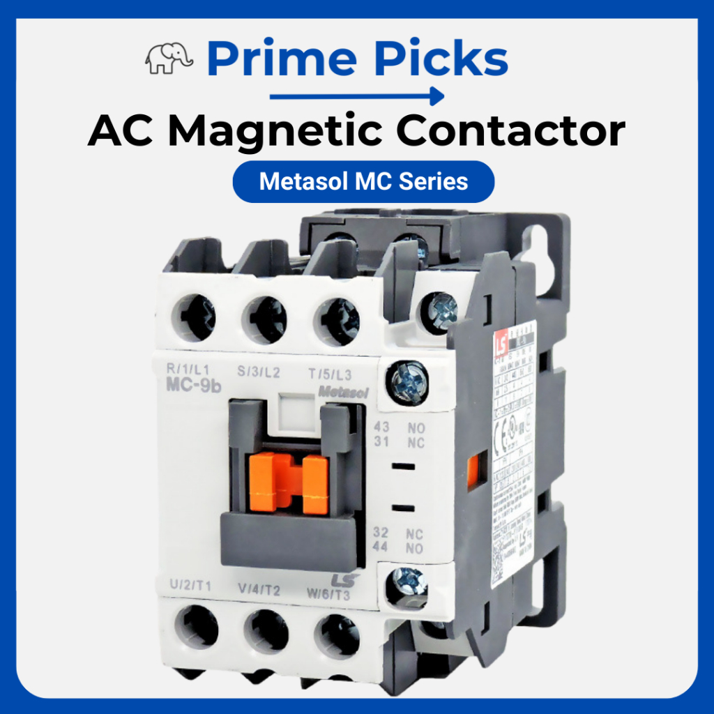 LS Metasol MC Series AC Magnetic Contactors - 240V Industrial Control Relays (9A-85A) | Shopee ...