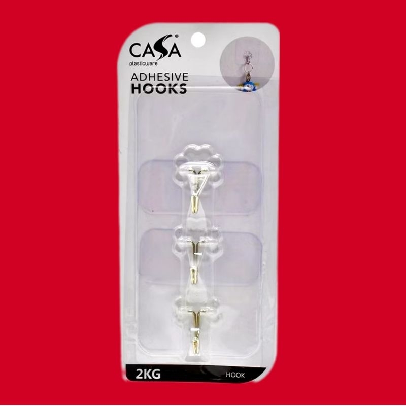 (3pcs) Penyangkut Dinding Berpelekat, Wall Hook, Seamless Sticker Magic ...