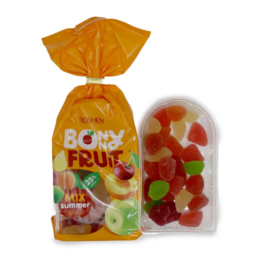 BONNY FRUIT ROSHEN MIX SUMMER/MIX CITRUS/MIX BERRY JELLY CANDY 200G ...