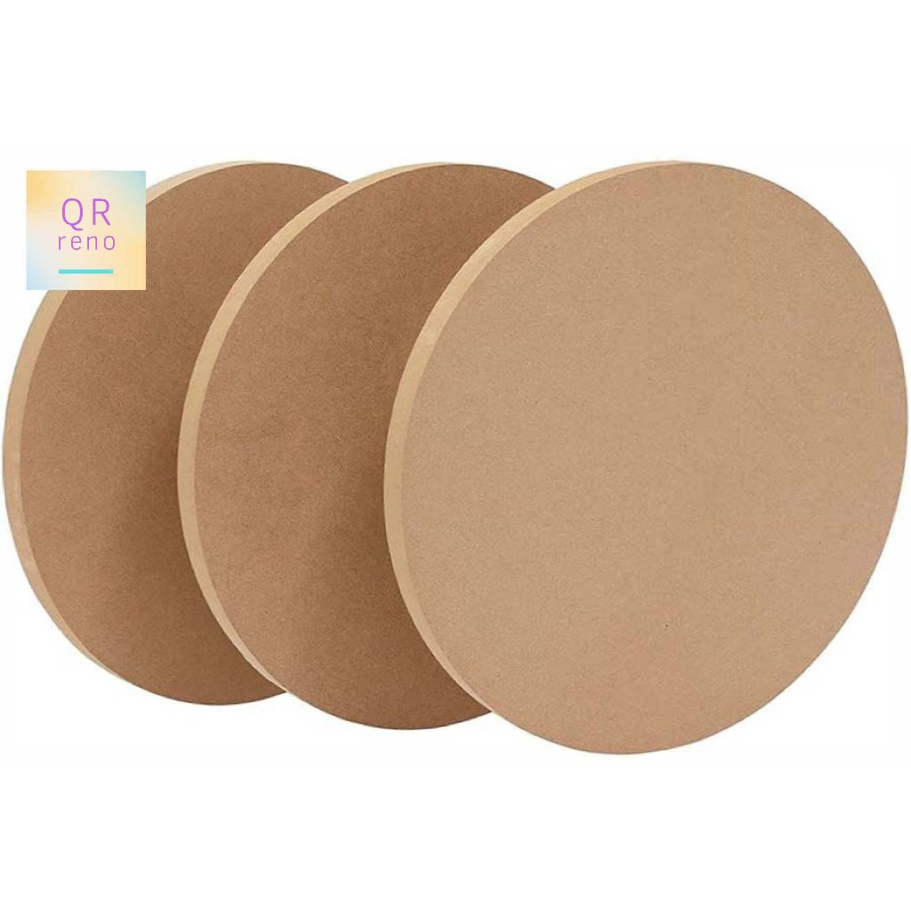 Round MDF Board 3mm, 5mm, 9mm Thickness with Diameter 100mm - 300mm ...