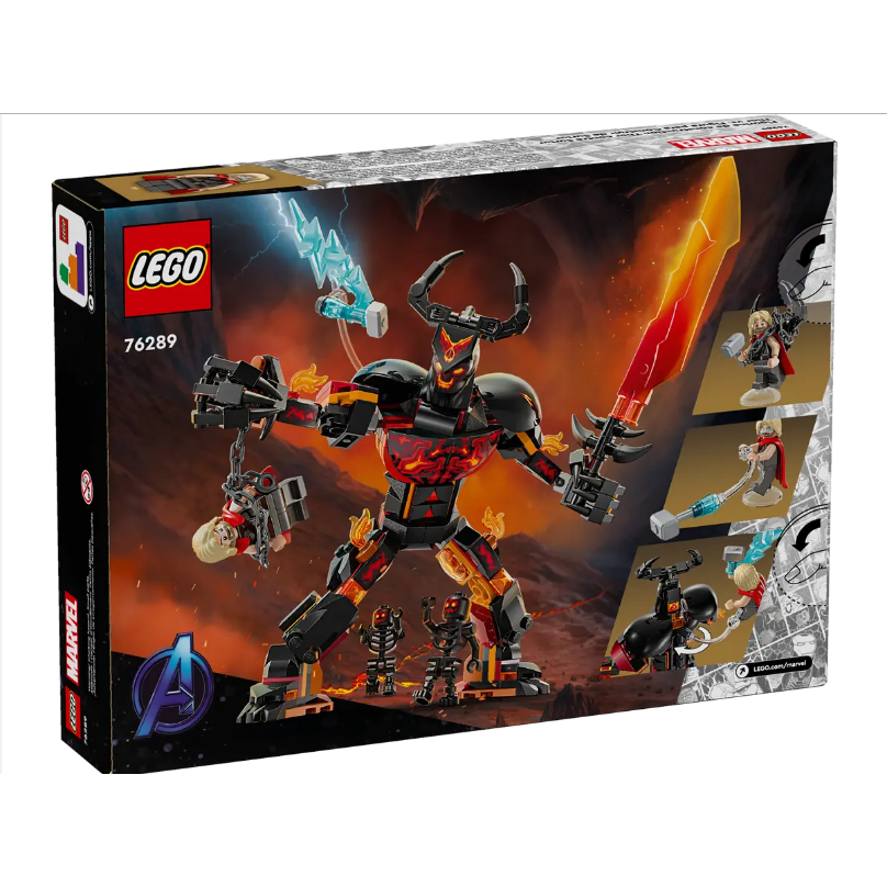 LEGO Marvel Thor vs. Surtur Construction Figure76289 | Shopee Malaysia