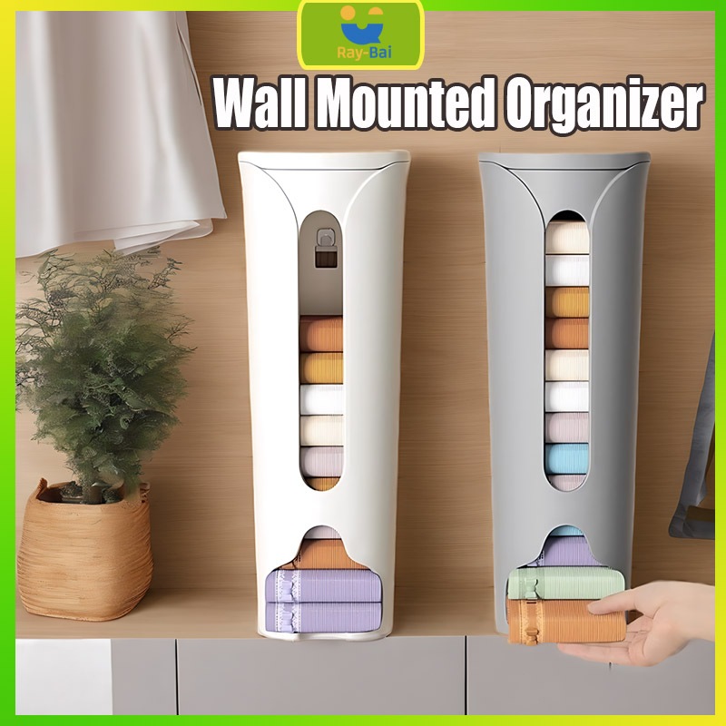 Wall mounted underwear tudung storage box wardrobe storage box ...