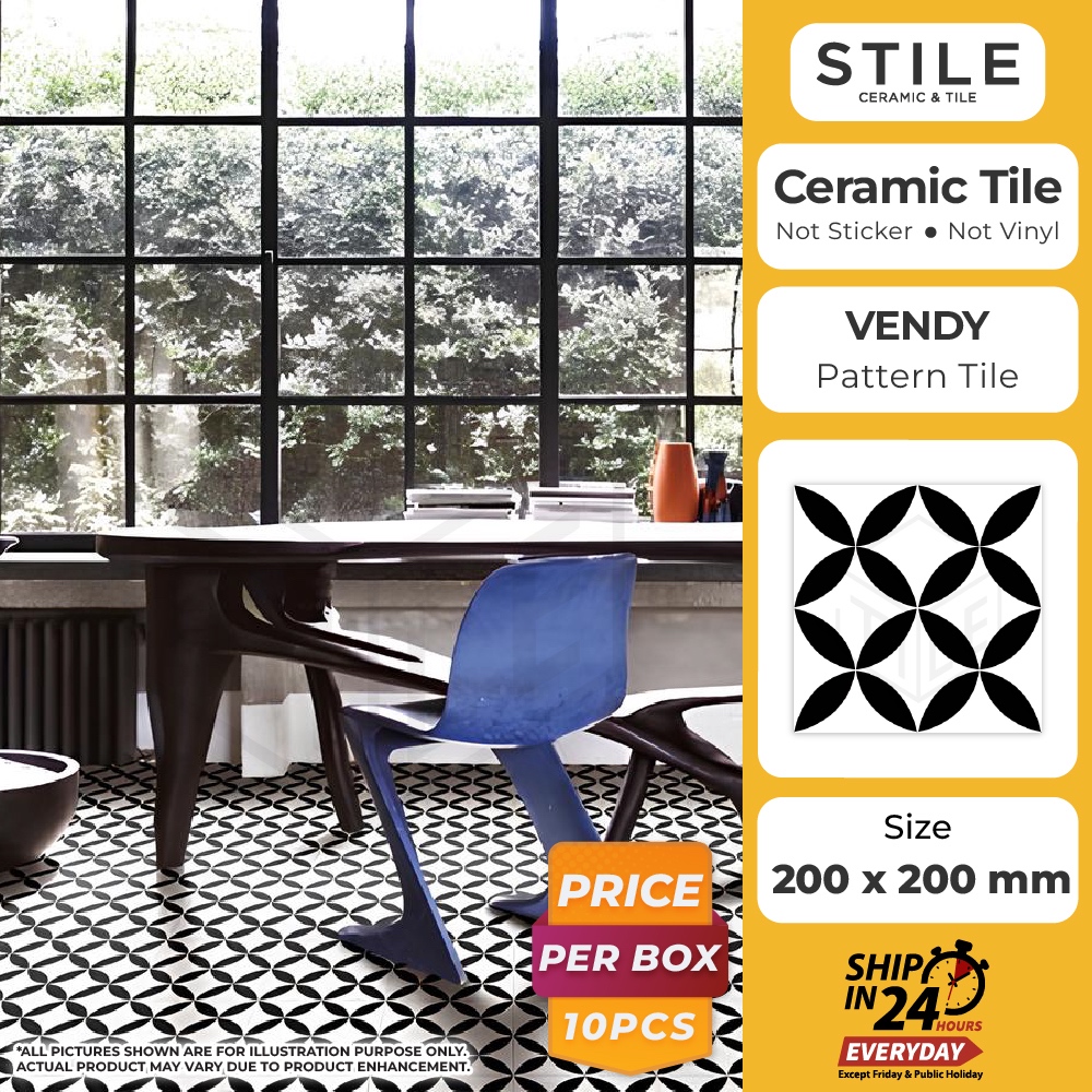 [REAL TILE] 10 PCS VENDY TILES /MOZEK/CERAMICTILES/MOZEK BILIK/MOZEK ...