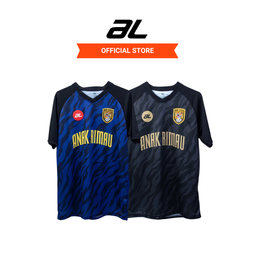 AL Training Jersey Anak Rimau - Jersi Latihan Anak Rimau HItam Biru ...