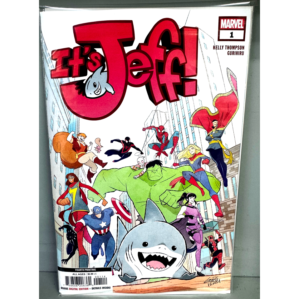 It's Jeff #1 ( One-Shot ) - MARVEL Comics - Comic Book - Original ...