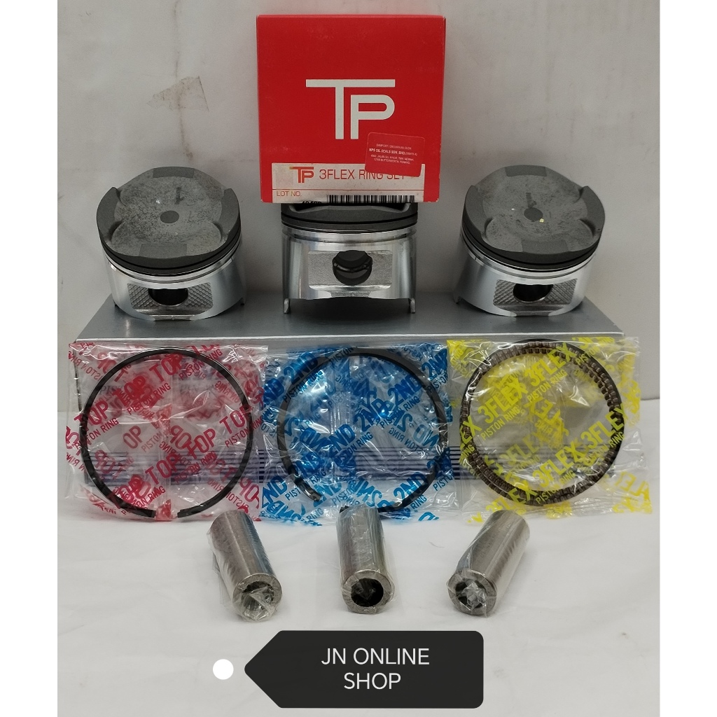Piston Assy (TRIM)+Piston Ring (TP JAPAN) for Perodua Viva 850 Kancil ...