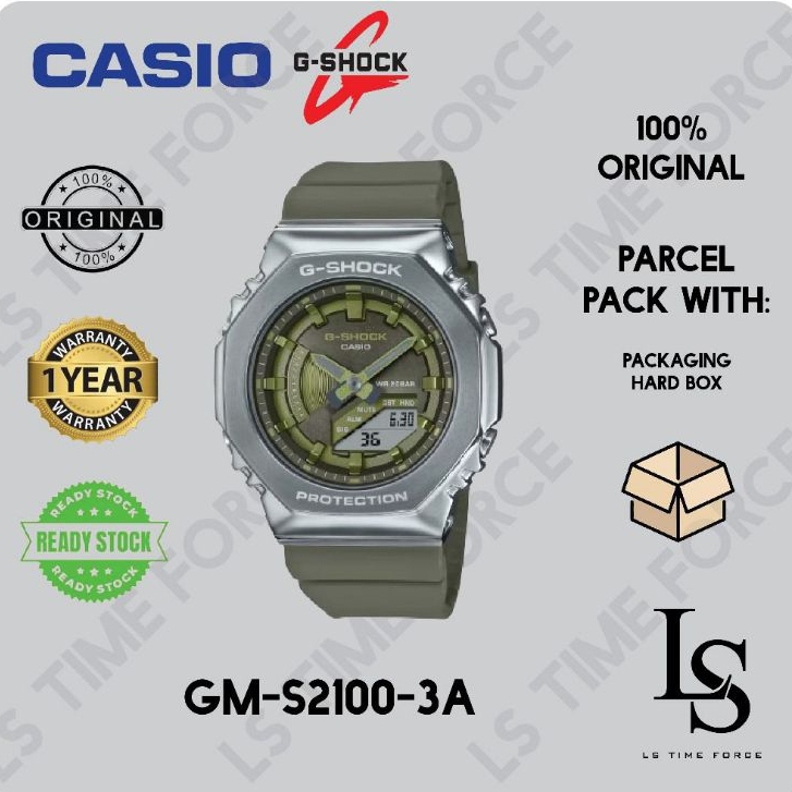 G-SHOCK MINI ORIGINAL GM-S2100-3A/GM-S2100-3ADR/GM-S2100/GMS2100 ...