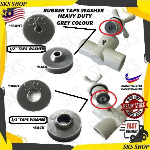 [100% ORIGINAL] SKS BRAND WATERTEC TAP & STOPCOCK RUBBER WASHER , 1/2 ...