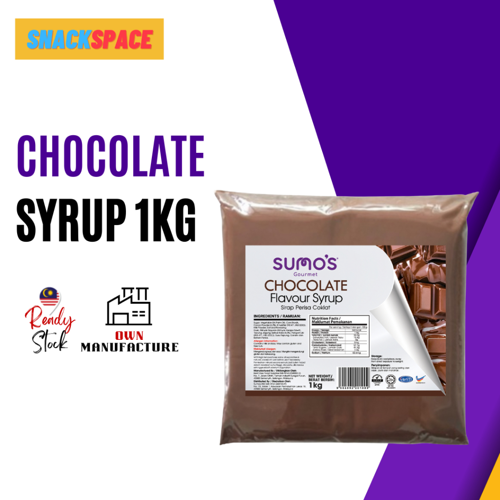 Sumo's 𝐂𝐇𝐎𝐂𝐎𝐋𝐀𝐓𝐄 FLAVOUR SYRUP 𝟏 𝐤𝐠 HALAL / Sirap Perisa Coklat Sumo 1 ...