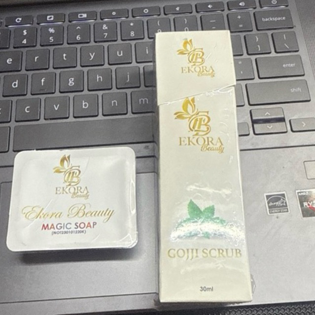 SABUN MUKA + GOJI SCRUB EKORA | Shopee Malaysia
