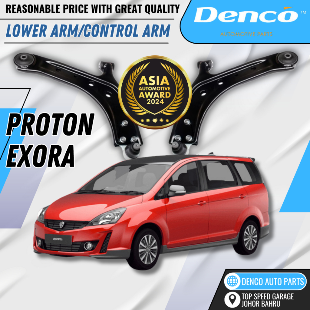 PROTON EXORA - DENCO ORIGINAL LOWER ARM/UPPER ARM [FRONT/DEPAN ...