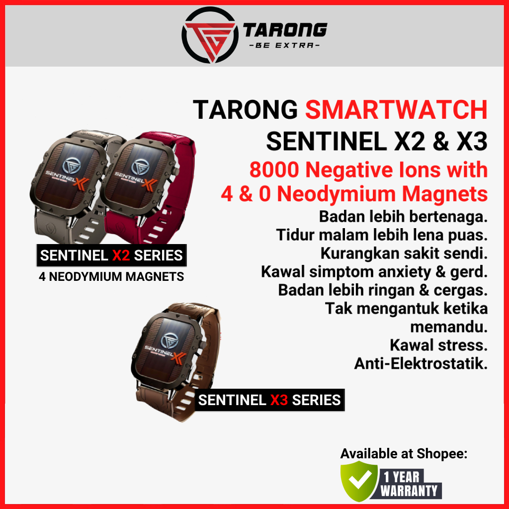 Tarong Smart Watch Original HQ Jam Smartwatch Watches Energy Bracelet ...