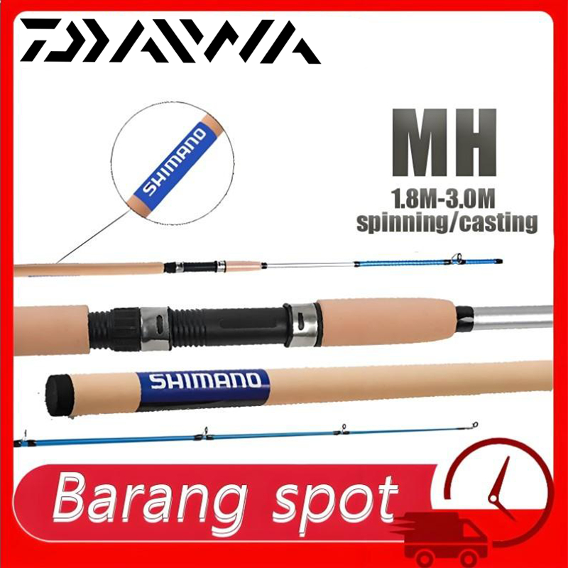 DAIWA Rod Casting Fishing Rod Spinning MH Power Batang Joran ...
