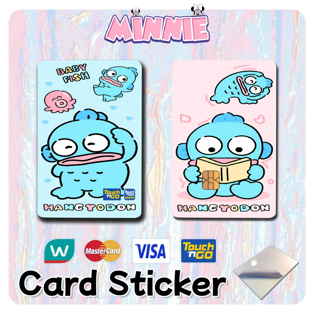 [ Hangyodon ] Touch n Go Card Sticker TNG NFC Card / Watsons Card ...