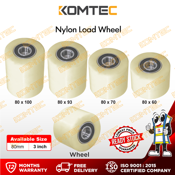 KOMADA™ 800KG Load Capacity PU/Nylon Caster Wheel/ Pallet Truck Load ...