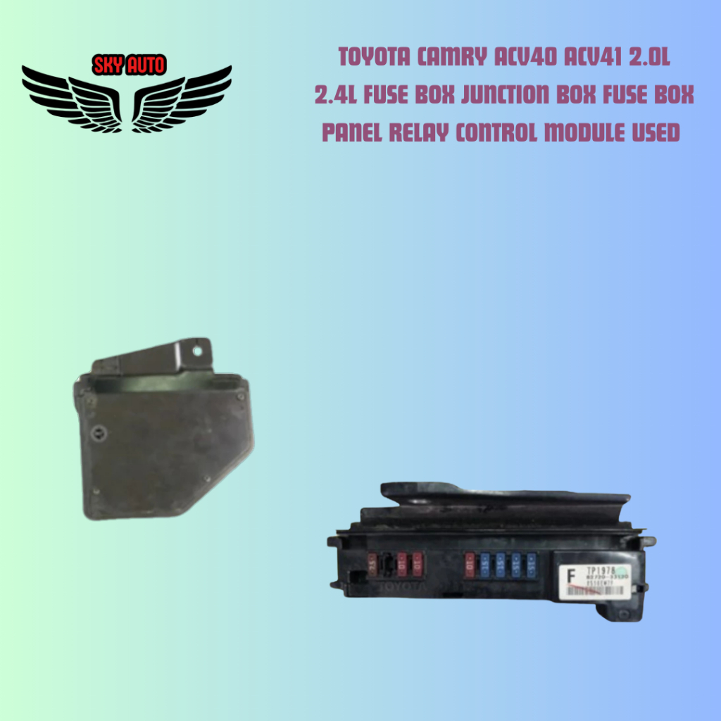 Toyota Camry ACV40 ACV41 2.0L 2.4L Fuse Junction Box FuseBox Panel ...