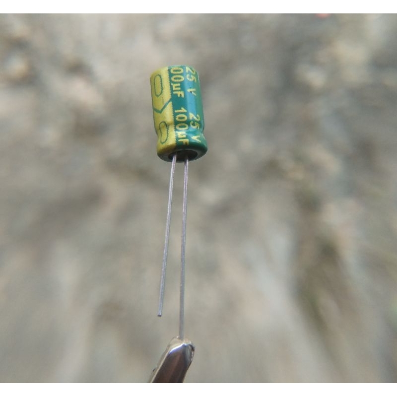Kapasitor elektronik 100uF 25V | High Quality Capacitor | Shopee Malaysia