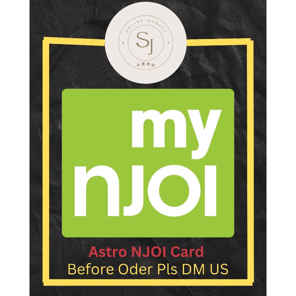 Njoi TOpup Pin / Smart Card Topup / Reactive Smart card ( Ready Stock ...