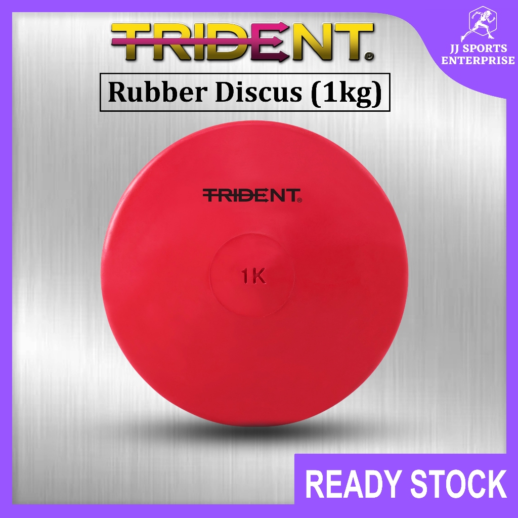 Trident Rubber Discus Lempar Cakera (1kg) | Shopee Malaysia