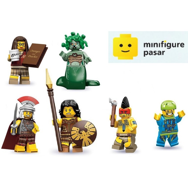 Lego 71001 Collectible Minifigures Series 10 - Librarian Medusa Roman ...