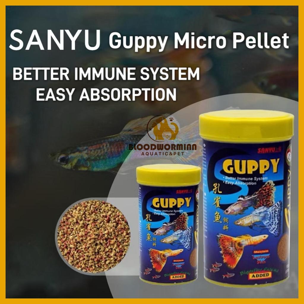 Sanyu Guppy Mini Floating Pellets Fish Food 50g/155g （READY STOCK ...