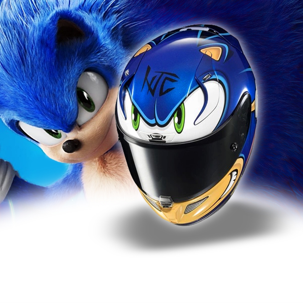 FULL FACE HJC RPHA 11 Helmet - Sonic [SEGA LICENSED PRODUCT] helmet ...