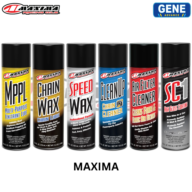MAXIMA Racing Oil Motorcycle Care Chain Wax, Cleaning And Coating 100% ...