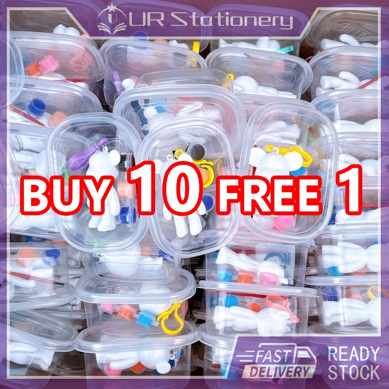 【𝐑𝐄𝐀𝐃𝐘 𝐒𝐓𝐎𝐂𝐊 】Diy Fluid Bearbrick Keychain Mini Bear Handmade Diy ...