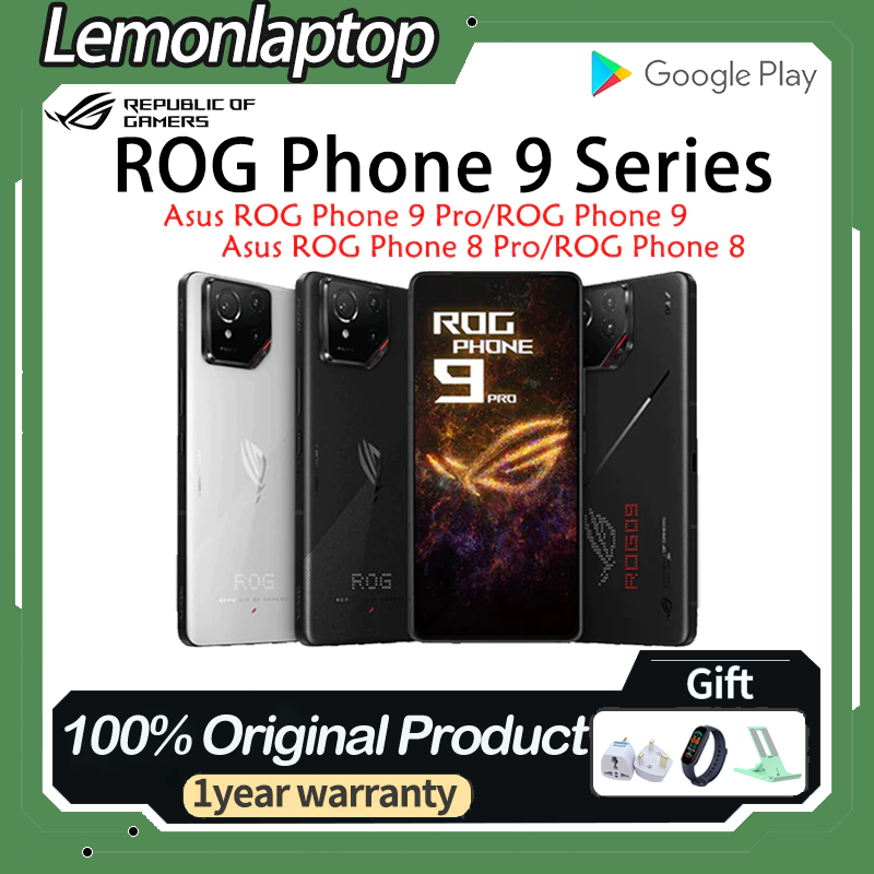 Global Rom Asus ROG Phone 9 Pro/ROG Phone 9 Snapdragon 8 Elite 5800mAh 65W Fast Charging ROG ...