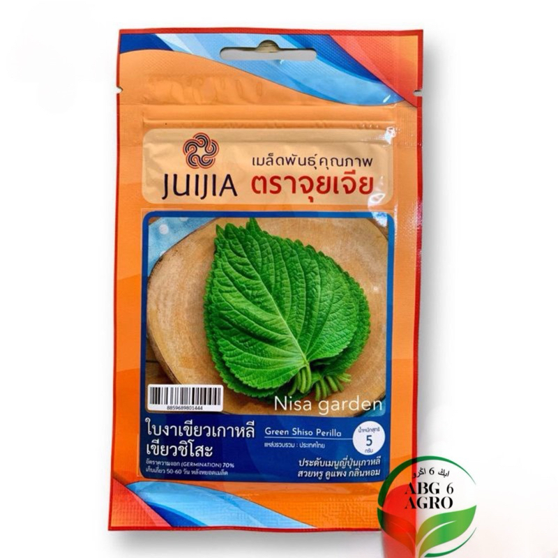 5g Benih Daun Bijan Hijau Korea / Daun Green Shiso Perilla Tea / Ulam ...