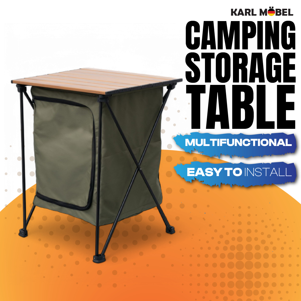 Meja Lipat Outdoor Camping Storage Shelf Multifunctional Portable ...