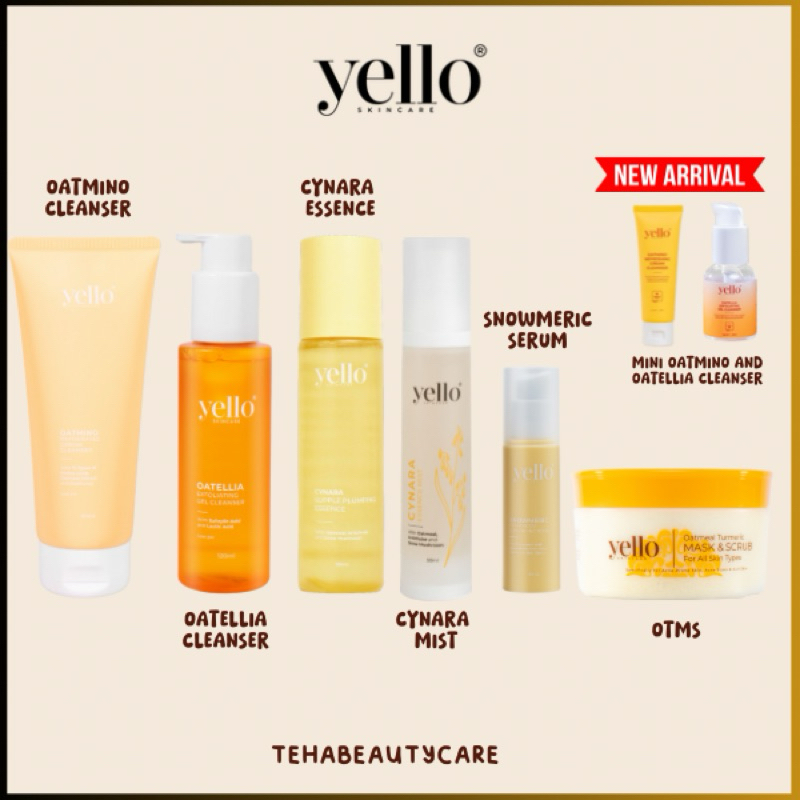 (READY STOCK OTMS) YELLO SKINCARE OTMS, SNOWMERIC SERUM, OATELLIA ...