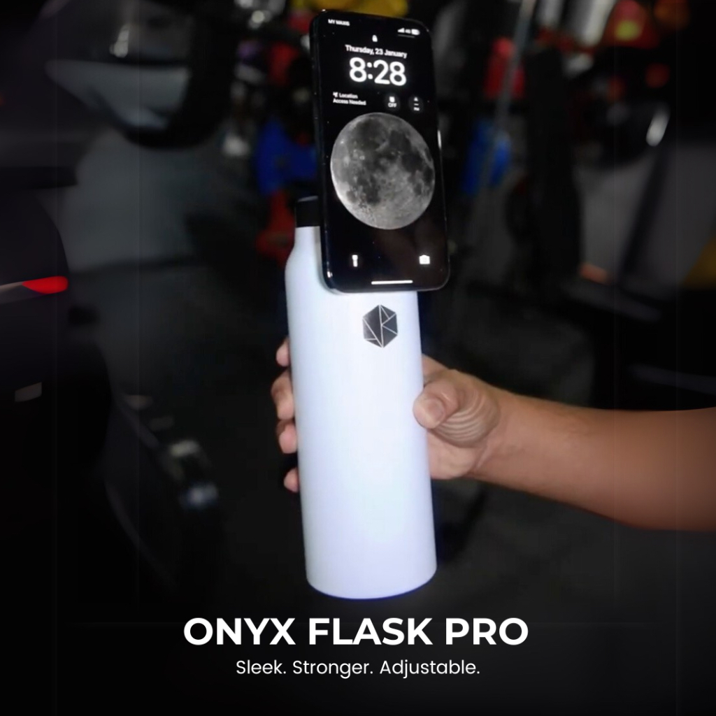 ONYX Flask Pro - 710ML Magnetic Flask Water Bottle BPA FREE Leakproof Insulated Stainless Steel ...