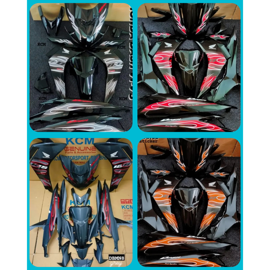 COVERSET HONDA DASH V1/V2/V3/V4/V5 API EDITION | Shopee Malaysia