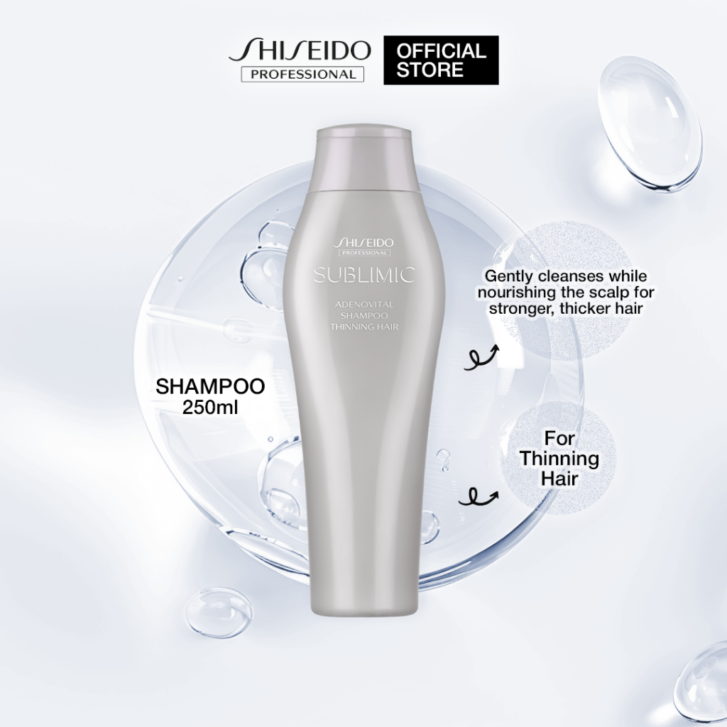 SHISEIDO PROFESSIONAL Sublimic Adenovital Shampoo For Thinning Hair ...