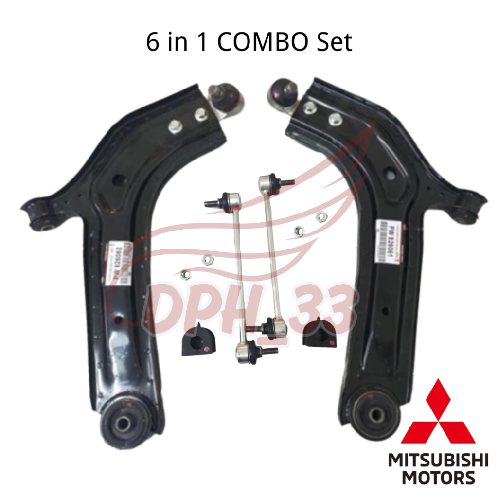 [6 IN 1 COMBO] Front Lower Arm / Stabilizer Bush / Stabilizer Link ...